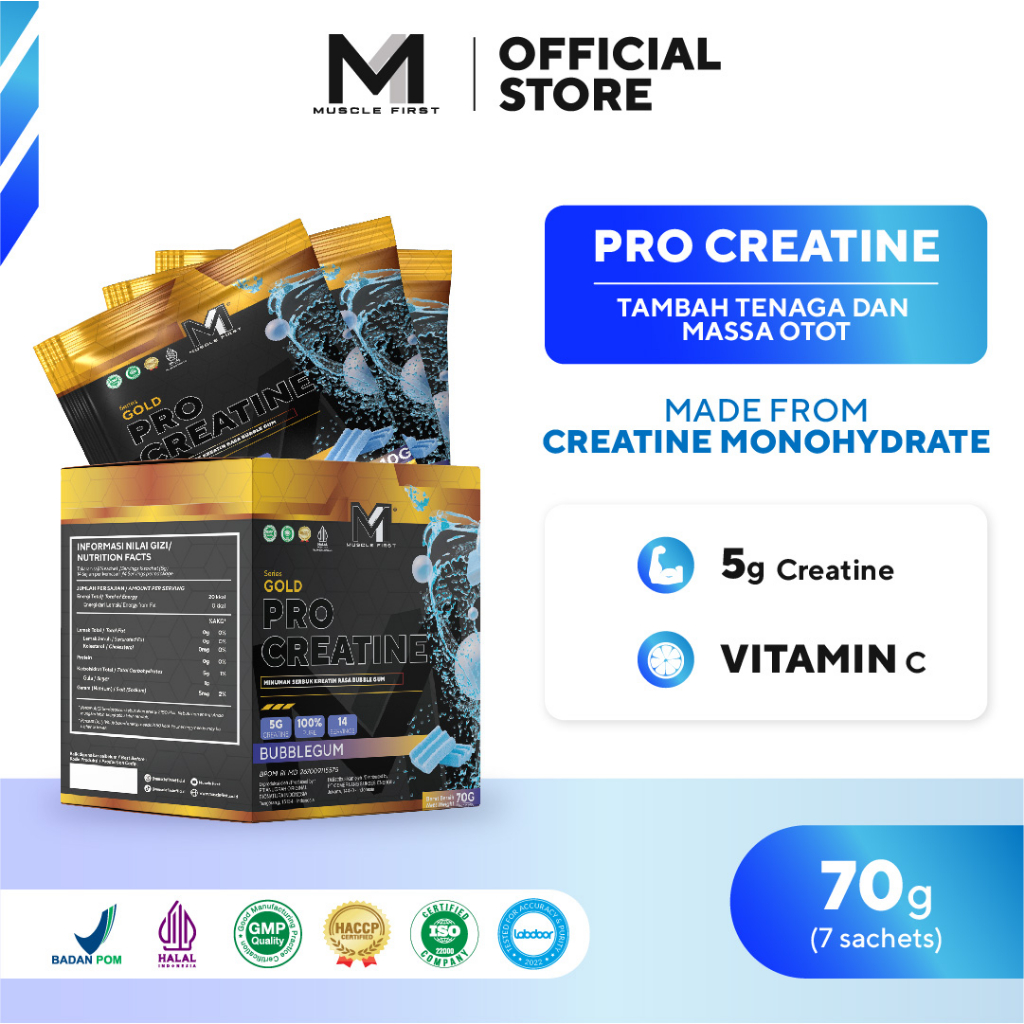 Jual MUSCLE FIRST Pro Creatine Box - Menambah Massa Otot Suplemen ...