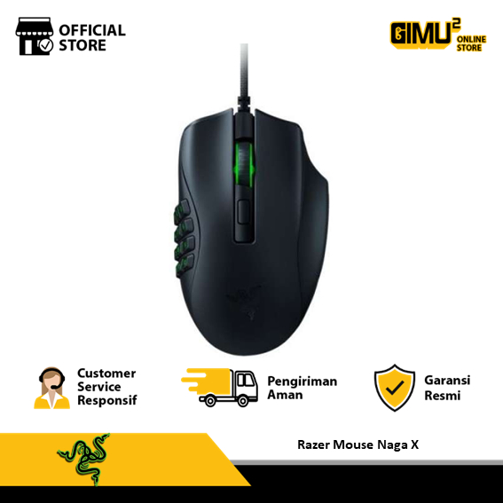 Jual RAZER MOUSE NAGA X MMO GAMING MOUSE | Shopee Indonesia
