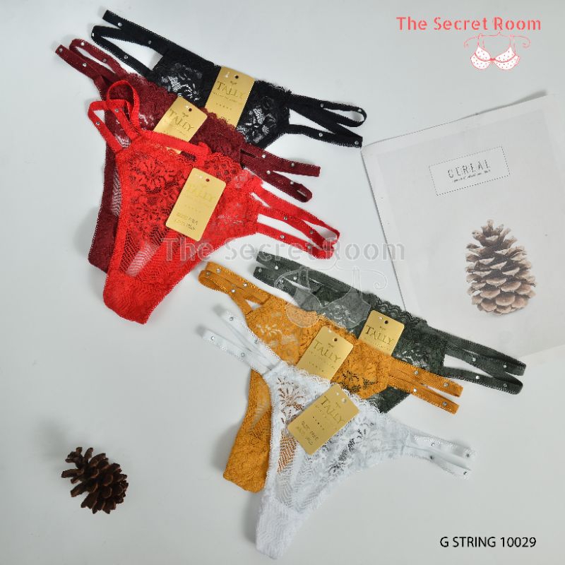 Jual TALLY CD CELANA DALAM G-STRING / GSTRING 10029 I FREE SIZE I FIT L I BAHAN RENDA HALUS ...