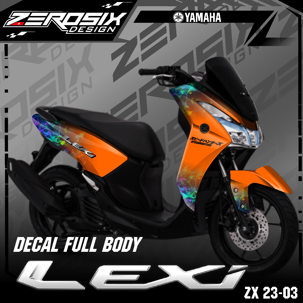 Jual Decal Sticker Lexi Fullbody - Stiker Motor Yamaha Lexi 125 Variasi ...
