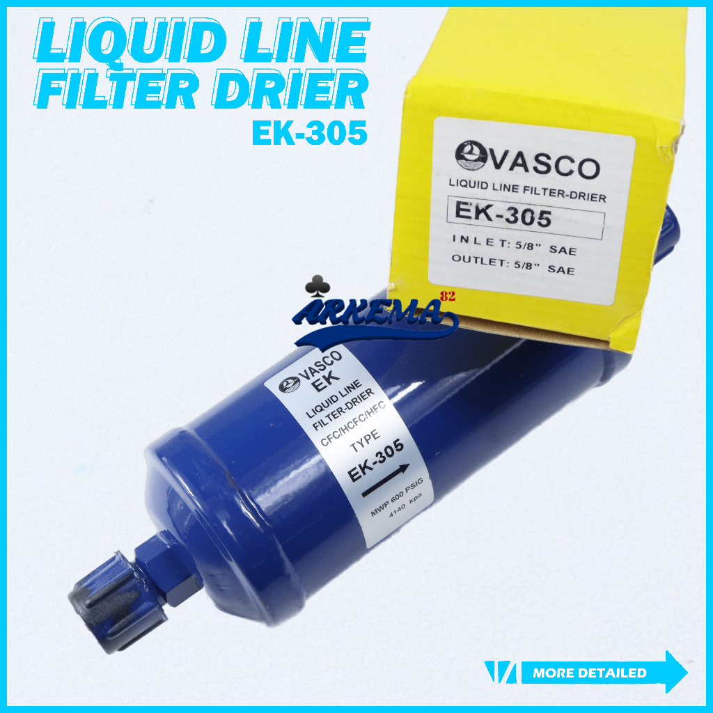Jual LIQUID LINE FILTER DRIER EK 305 5/8" | PENYARING SIRKULASI AC ...