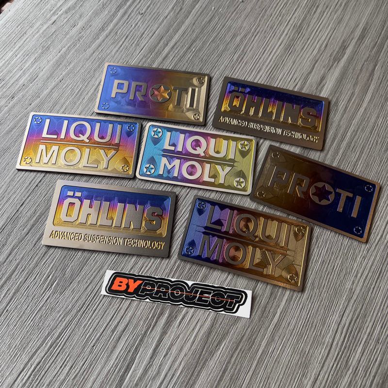 Jual Emblem Titanium Hugger Matic Honda | Shopee Indonesia
