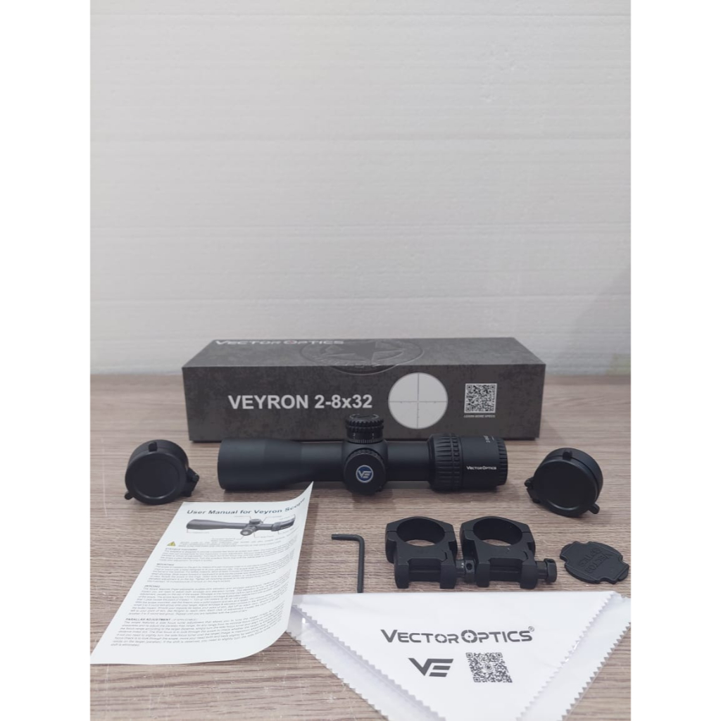 Jual TELESKOP VECTOR VEYRON 2-8x32 IR BARU TITIK TENGAH NYALA | Shopee ...