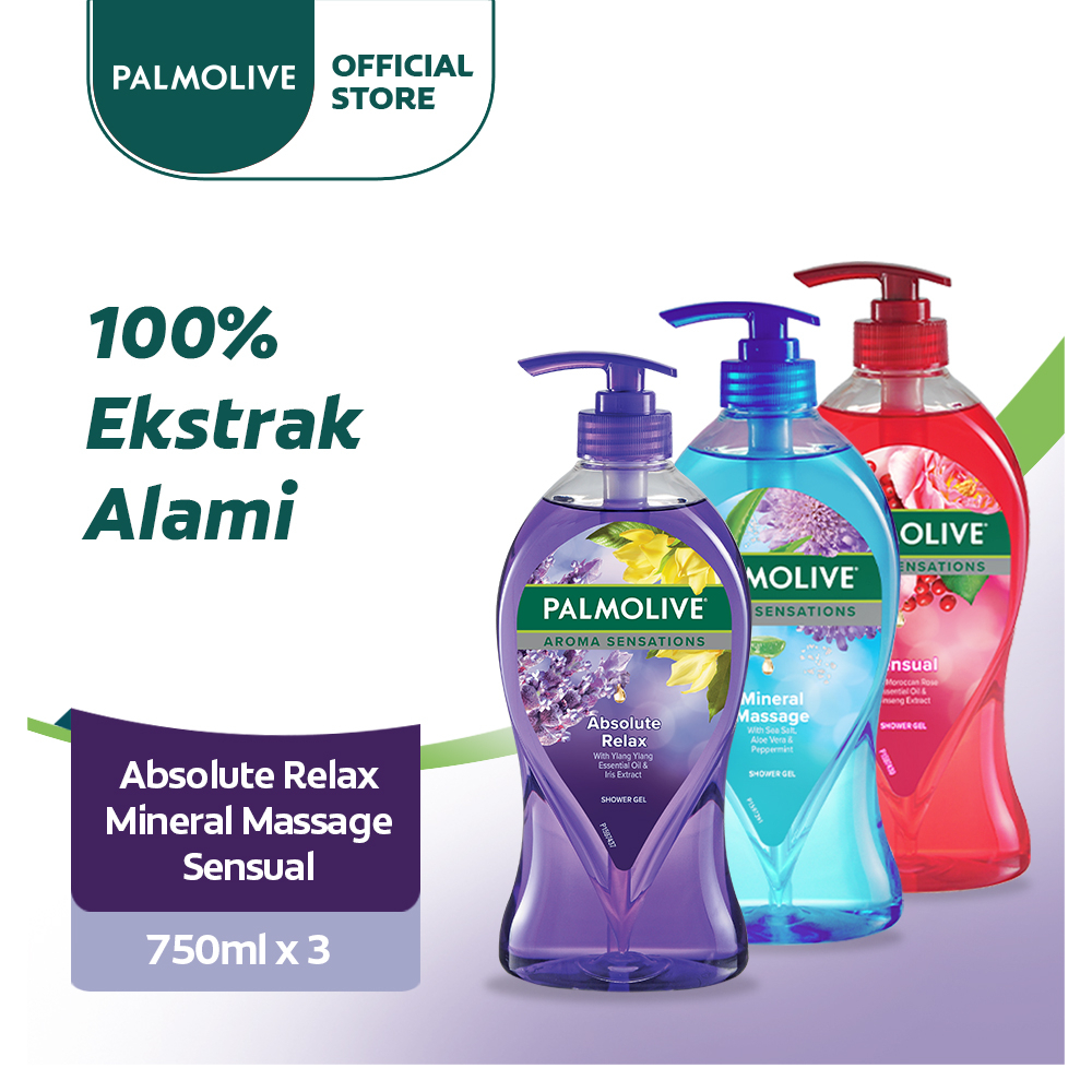 Jual Palmolive Aroma Sensations Shower Gel 750ml Mix - Sabun Mandi Cair ...