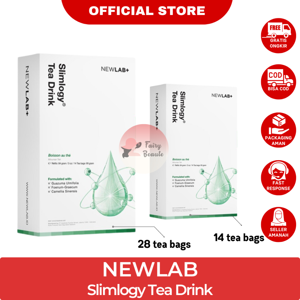 Jual NewLab New Lab TEH DIET DETOKS | Slimming & Detox Green Tea ...