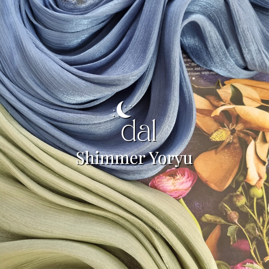 Jual 0,5 meter bahan kain shimmer yoryu satin shimer silk simmer rose ...