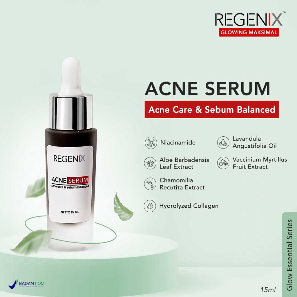 Jual Regenix Skincare Acne Serum / Acne Care & Sebum Balanced | Shopee ...