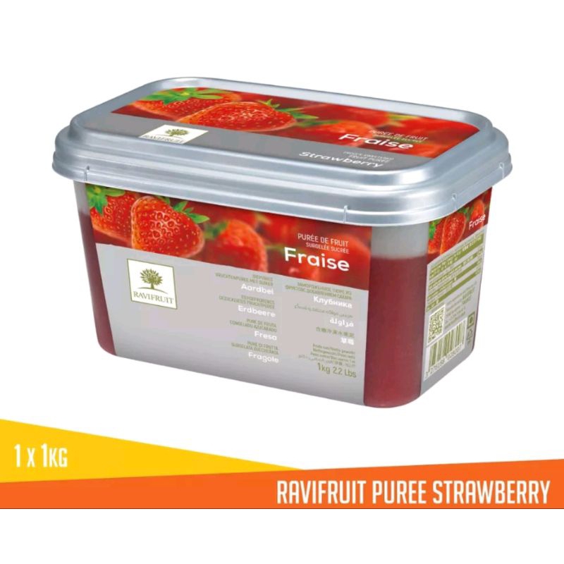 Jual Puree Ravifruit Strawberry 1kg | Shopee Indonesia