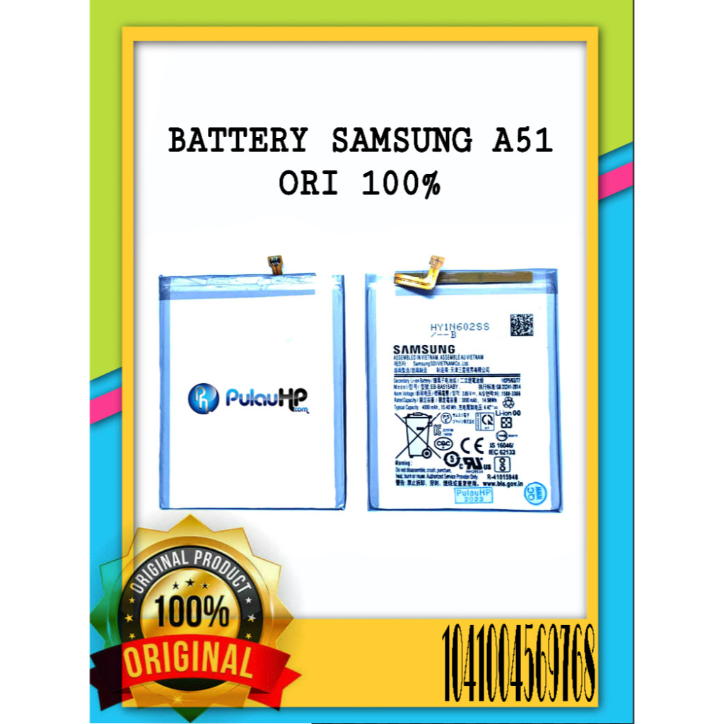 Jual BATTERY SAMSUNG A51 ORI 100% | Shopee Indonesia