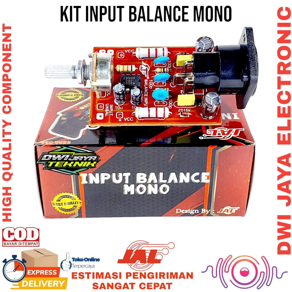 Jual KIT INPUT BALANCE MONO Kit JAL input balance | Shopee Indonesia