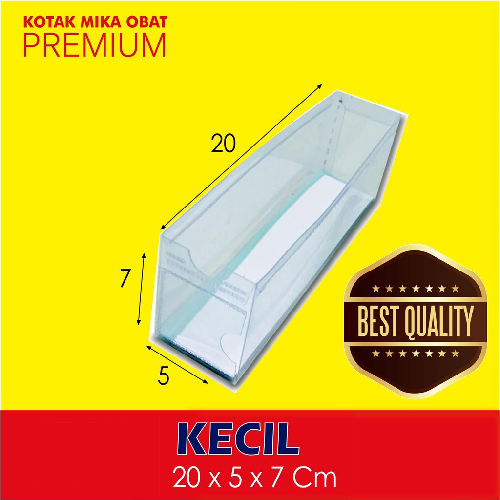 Jual Kotak Mika Plastik Apotek 5 cm Kecil Kotak Mika Rumah Sakit Kotak ...