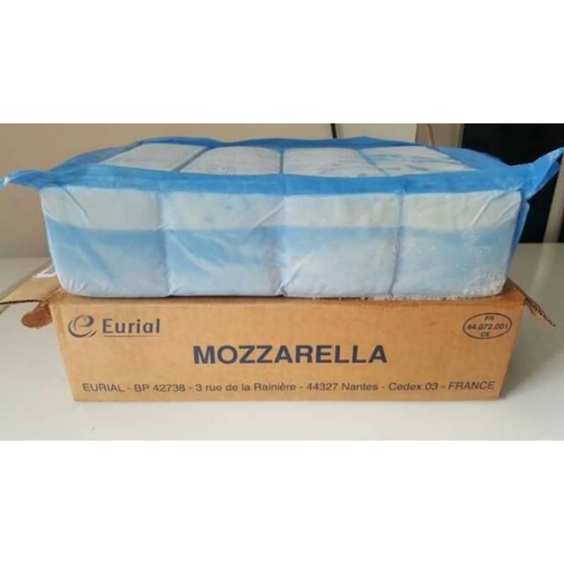 Jual KEJU MOZZARELLA EURIAL 10KG (JAMIN MOLOR) | Shopee Indonesia