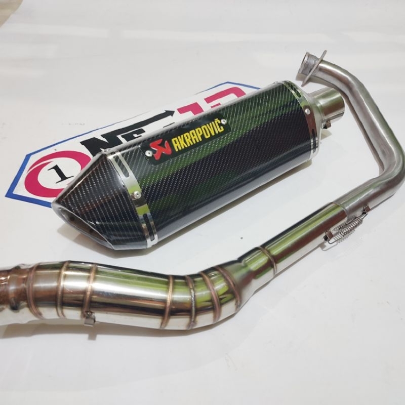 Jual Knalpot Racing AKRAPOVIC CARBON Cbr 150r Facelift Cb Gsx R15 v2 v3 ...