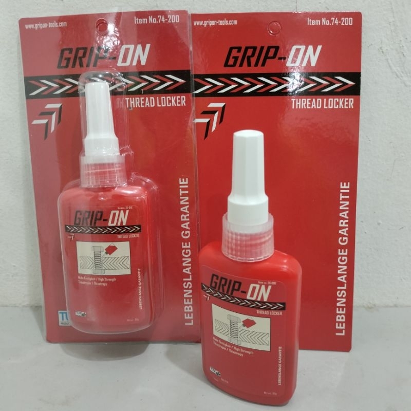 Jual LEM BAUT "GRIP-ON" THREAD LOCKER 74-200|| LEM UNTUK BAUT | Shopee ...