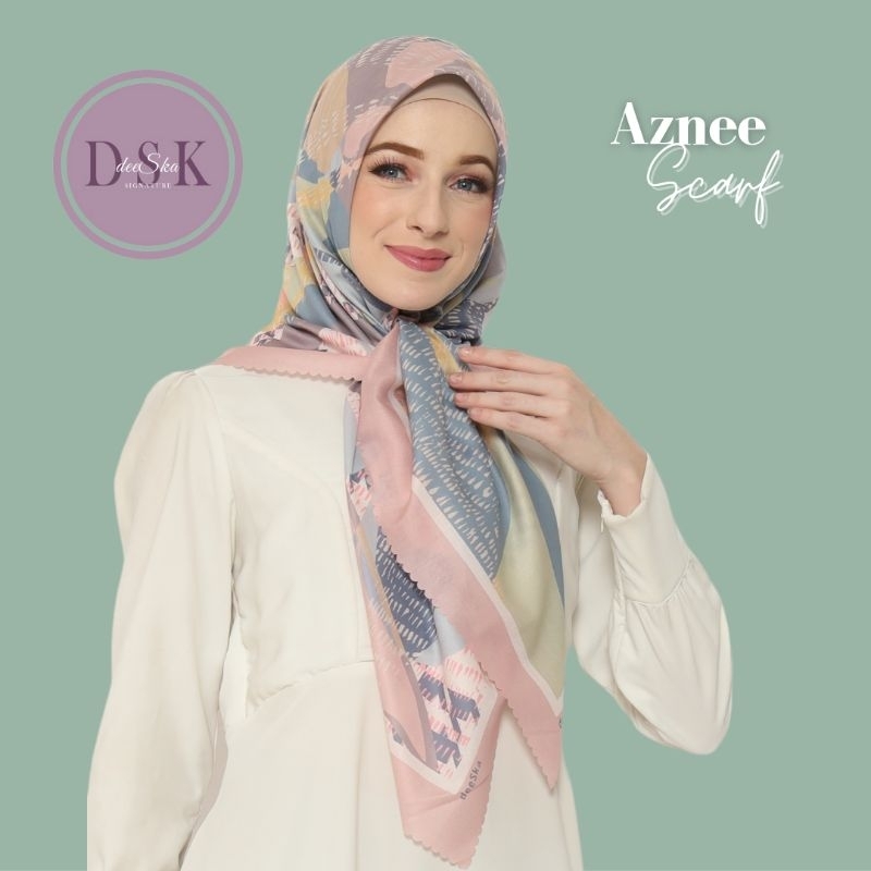Jual Deeska Voal Printed Scarf AZNEE | Shopee Indonesia