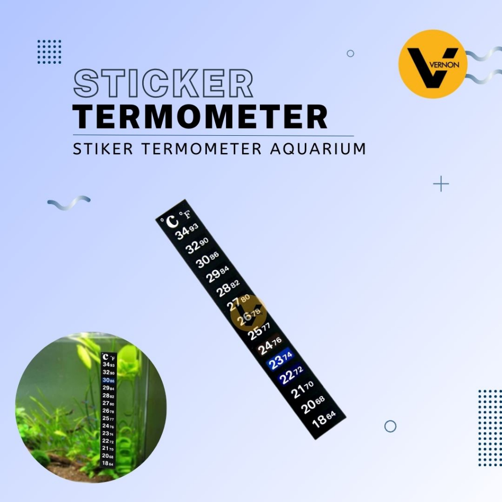 Jual Stiker / Sticker Termometer Alat Pengukur Temperature Suhu ...