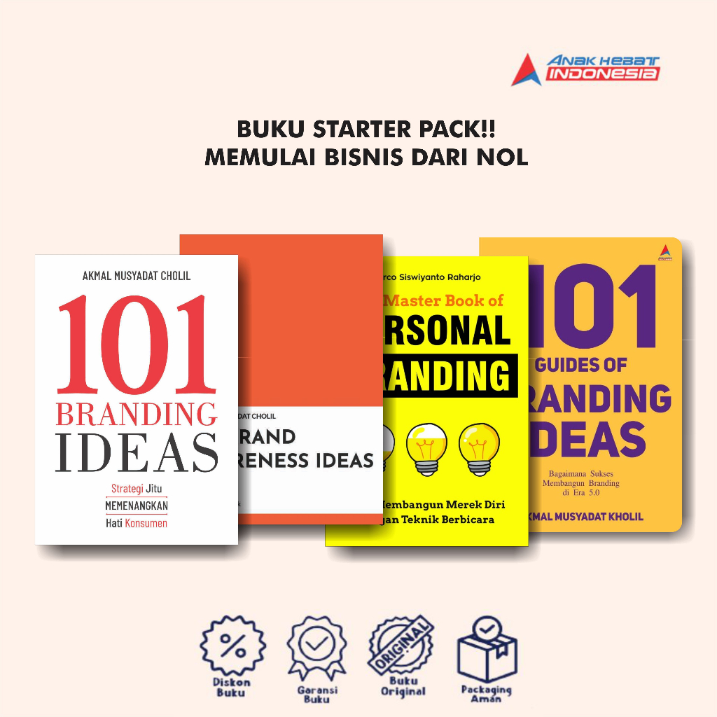 Jual Terlaris! Buku 150 Brand Awareness Ideas, 101 Guide Branding Ideas ...