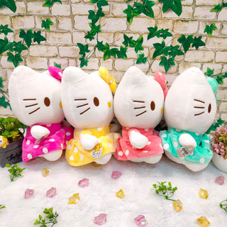 Jual Boneka Hello Kitty Lucu Import Baju Warna Hijau Kuning Pink ...