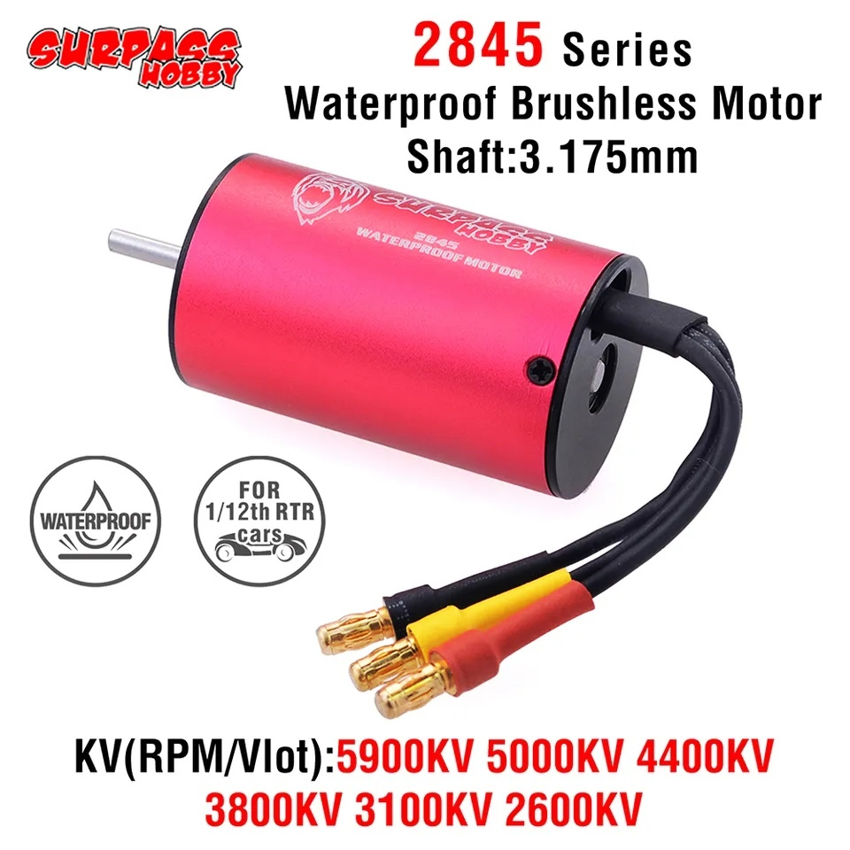 Jual Motor Brushless 2845 Waterproof untuk RC Mobil | Shopee Indonesia