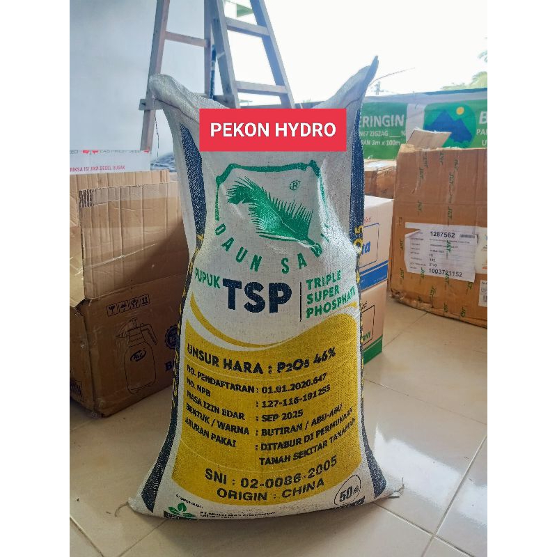 Jual Pupuk TSP Daun Sawit 1 kg - Phospat 46% Pupuk Dasar Akar Triple Super Phospat | Shopee ...
