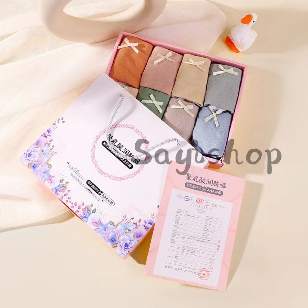 Jual Sayishop [Set Kotak 8pcs] Celana dalam Wanita antibakteri graphene ...