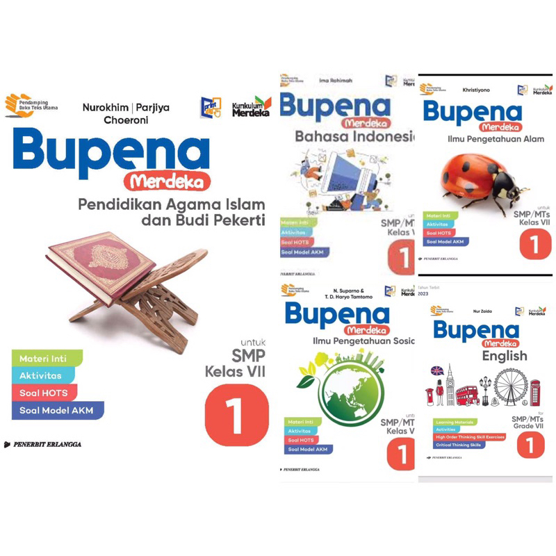 Jual Buku Bupena kelas VII-7 SMP/MTS Kurikulum Merdeka-Erlangga | Shopee Indonesia