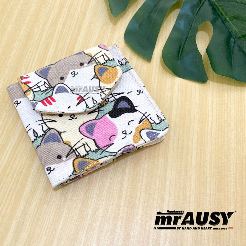 Jual Dompet Mini Wanita/Cewek Canvas Motif mrAUSY Murah | Shopee Indonesia