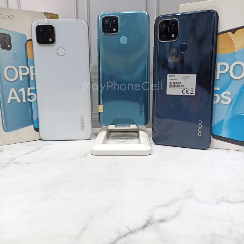 Jual Oppo A15S + A15 4/64 GB Handphone Second Bekas Fullset | Shopee ...