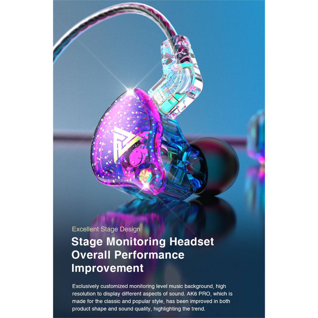 Jual QKZ AK6 AK6 Pro AK6 Max di Earphone HiFi Audiophile Subwoofer ...