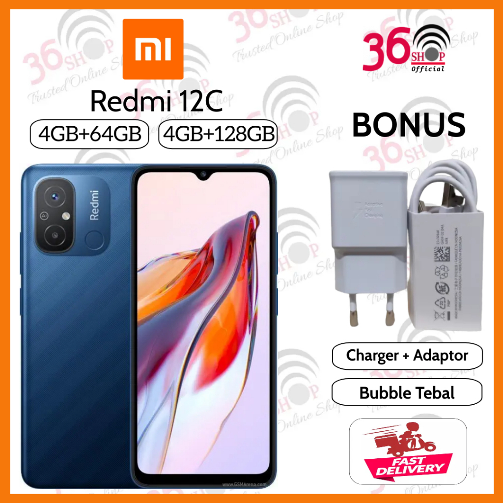 Jual Xiaomi Redmi 12C [3GB+32GB] [4GB+64GB] [4GB+128GB] Garansi Resmi 1 ...