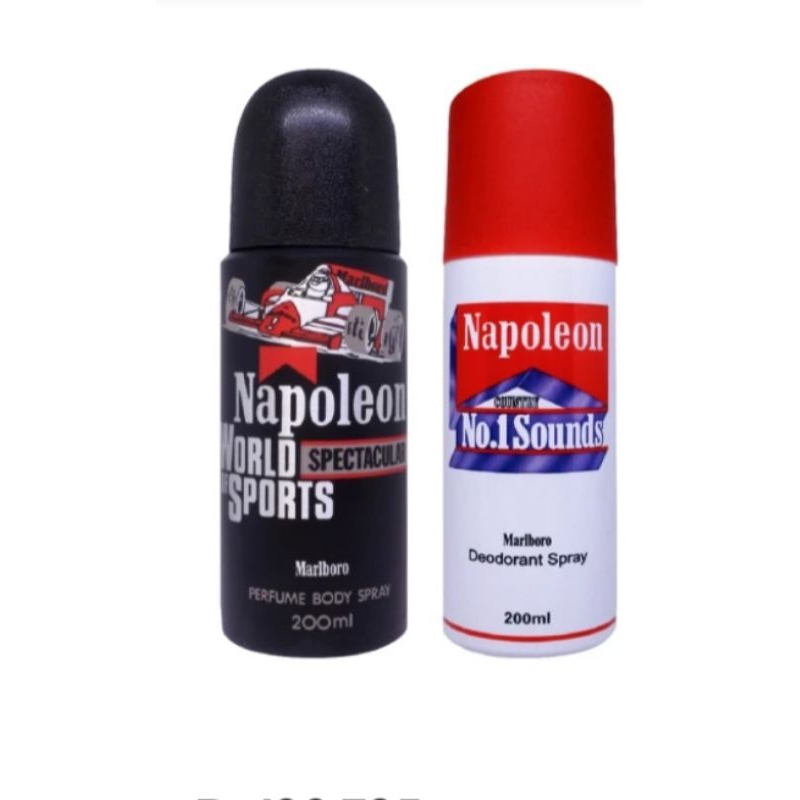 Jual Napoleon deodorant spray farfum kaleng 200ml | Shopee Indonesia
