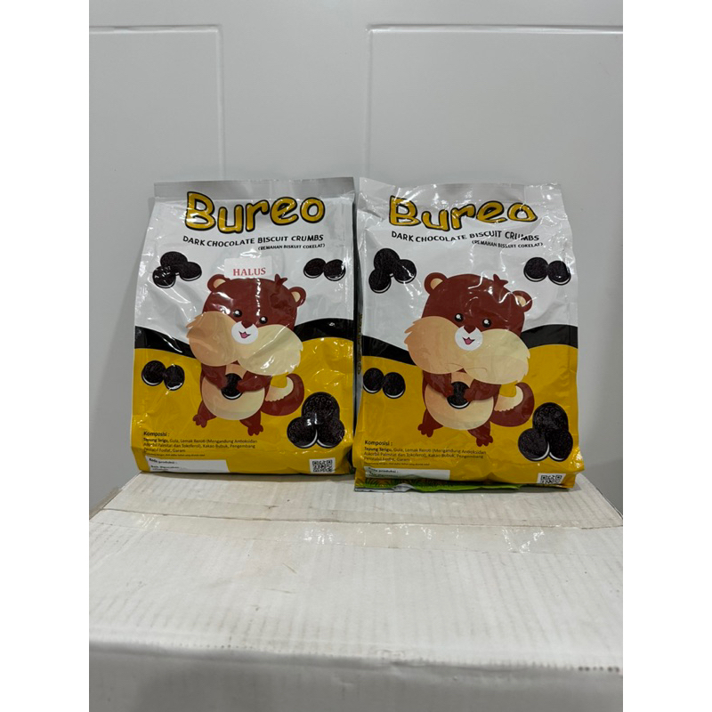 Jual Bureo Dark Chocolate Biscuit Crumbs Kasar / Halus 1Kg | Shopee ...
