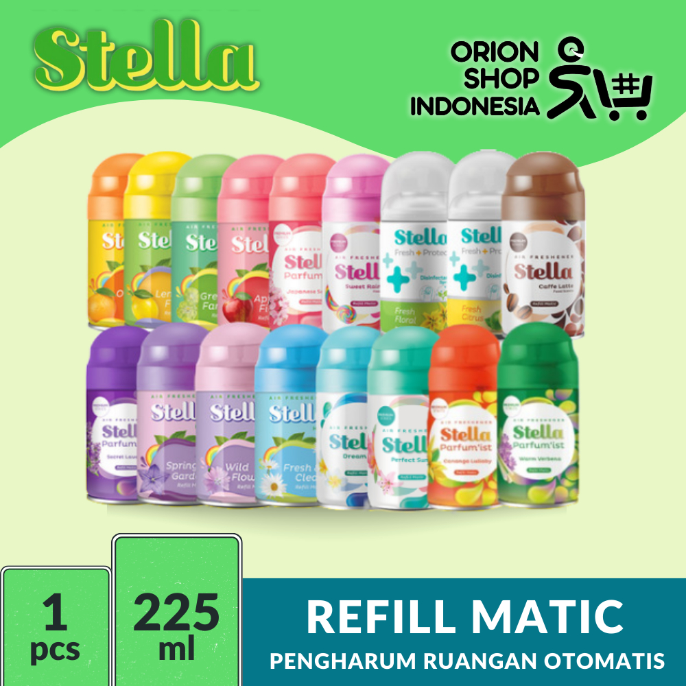 Jual Stella Matic Refill 225 Ml - Isi Ulang Stella Pengharum Ruangan ...