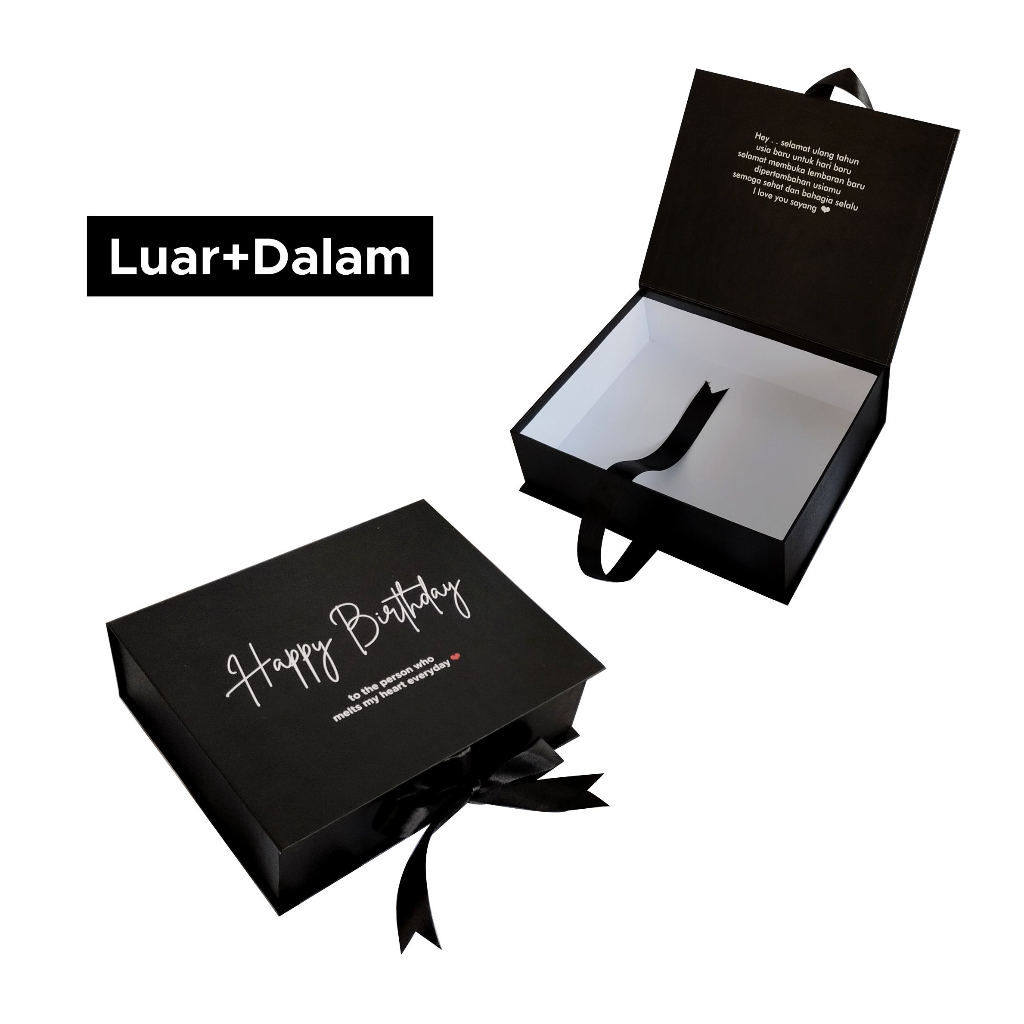 Jual Hardbox Buka Pita [25x20x7] / Box Hampers / Kotak Kado / Box Pita ...
