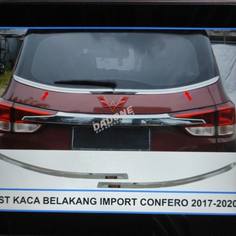 Jual lis kaca pintu bagasi belakang mobil wuling confero 2017 sampai ...
