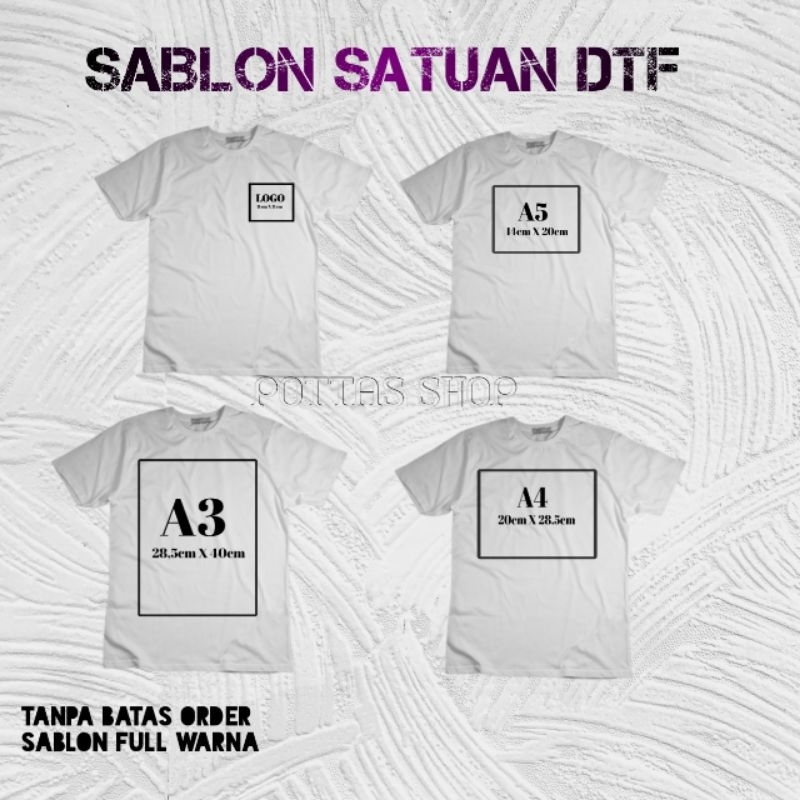 Jual SABLON KAOS SATUAN DTF DESIGN SUKA SUKA BISA CETAK FOTO/KATA-KATA/LOGO KOMUNITAS | Shopee ...
