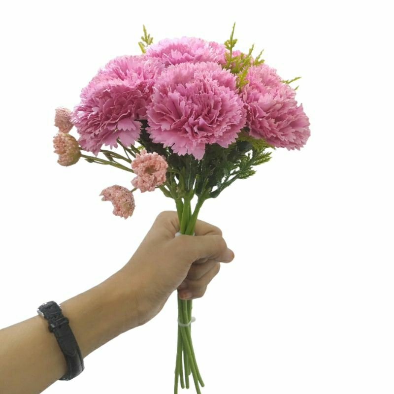 Jual Bunga Carnation Artifisial Grup 7 Tangkai BA3226 | Shopee Indonesia