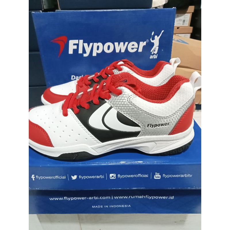 Jual SEPATU BADMINTOON FLYPOWER PAWON 7 ANAK DEWASA | Shopee Indonesia