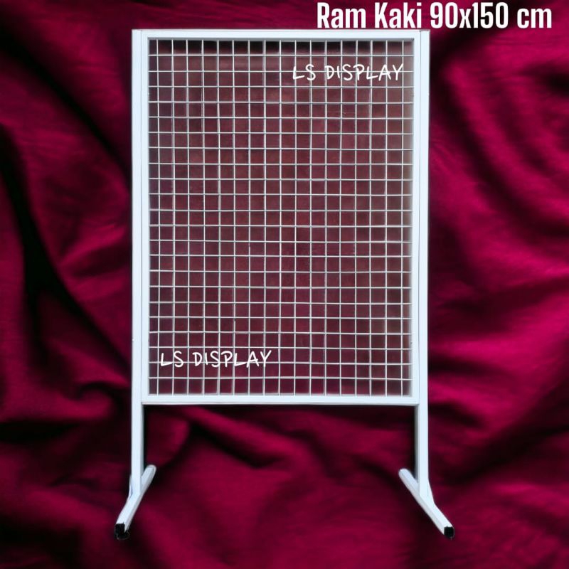 Jual Rak Gantungan Aksesoris Ram Kaki Tinggi 150 cm Full Besi Packing ...