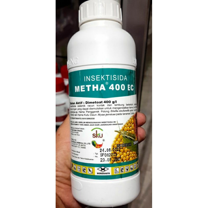 Jual Insektisida METHA 400EC ‐ 500ml SKU (100% Original) | Shopee Indonesia