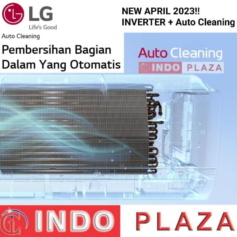 Jual AC LG 1 PK dual inverter T09EV5 AUTO CLEANING | Shopee Indonesia