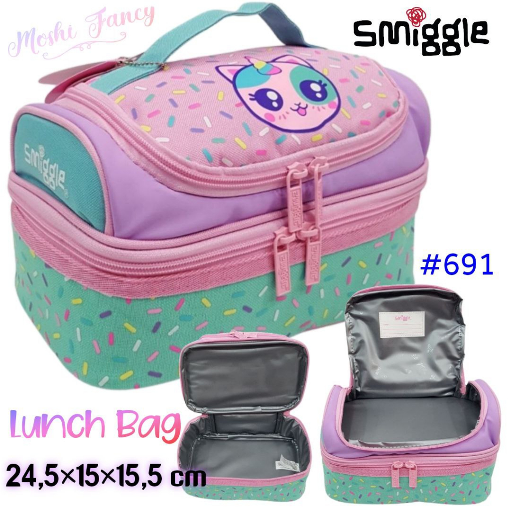 Jual Lunch Bag Smiggle Cat / Tas Bekal Anak Perempuan Smiggle Girl ...