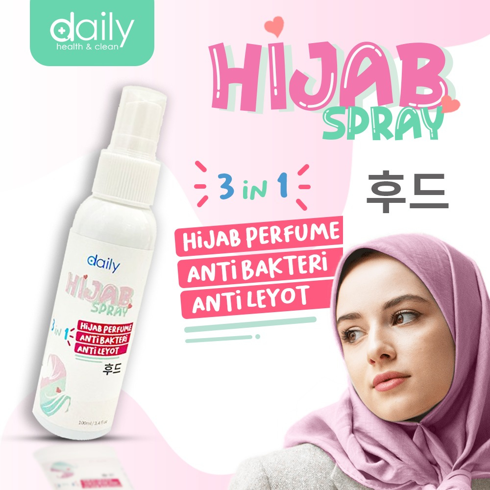 Jual Hijab Spray Daily Anti Leyot Parfum Pewangi Jilbab Kerudung Anti ...