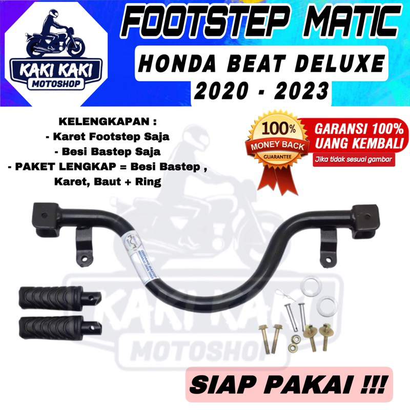 Jual PAKET LENGKAP Step Bastep Postep Fostep Footstep Pijakan Kaki Depan Matic Beat Deluxe Esp ...