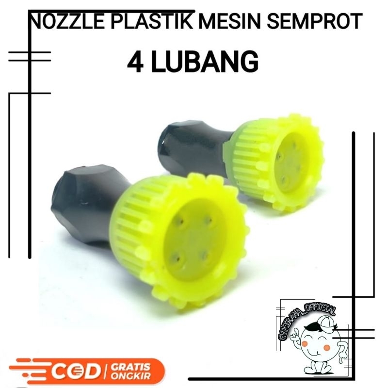Jual Nosel nozle nozel spuyer semua jenis sprayer 4 dan 8 lubang lurus ...