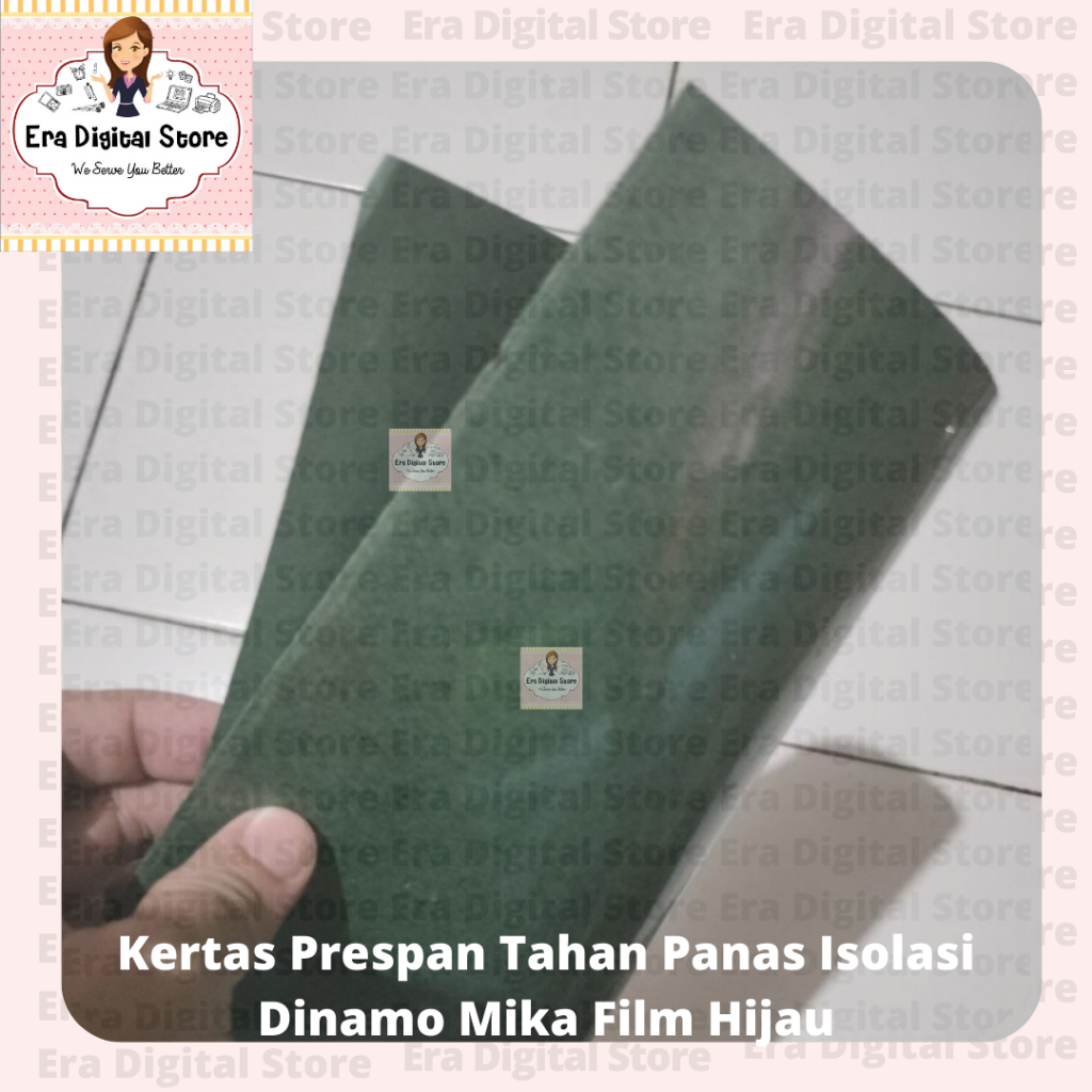 Jual Kertas Prespan Tahan Panas Isolasi Dinamo Mika Film Hijau | Shopee ...
