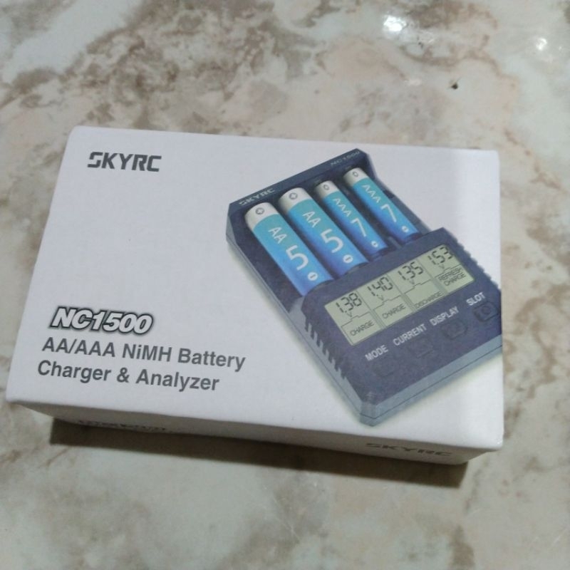 Jual SKYRC NC1500 AA/AAA NIMH BATTERY CHARGER & ANALYZER | Shopee Indonesia