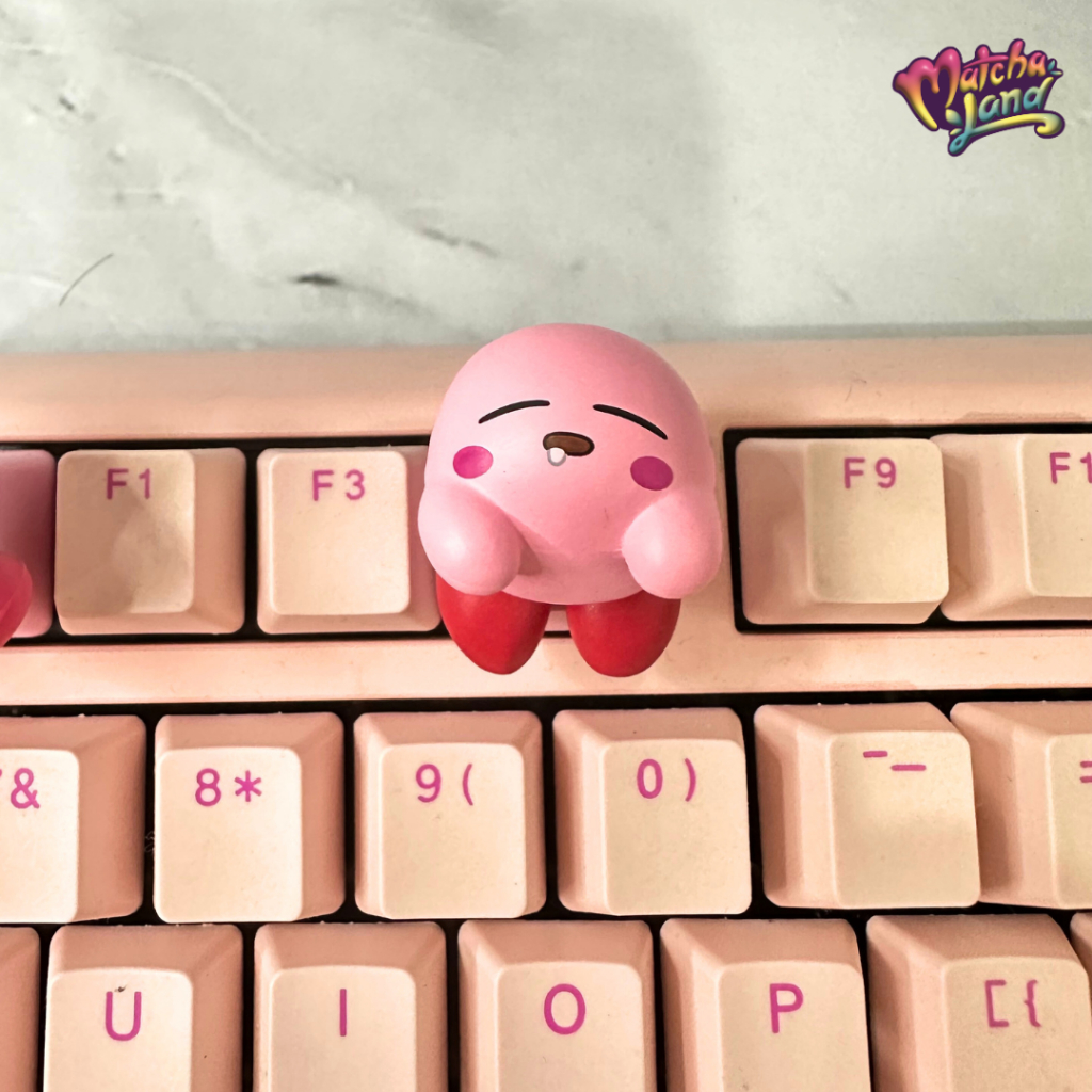 Jual Cute Kirby Keycaps Mechanical Keyboard, artisan custom keyboard ...