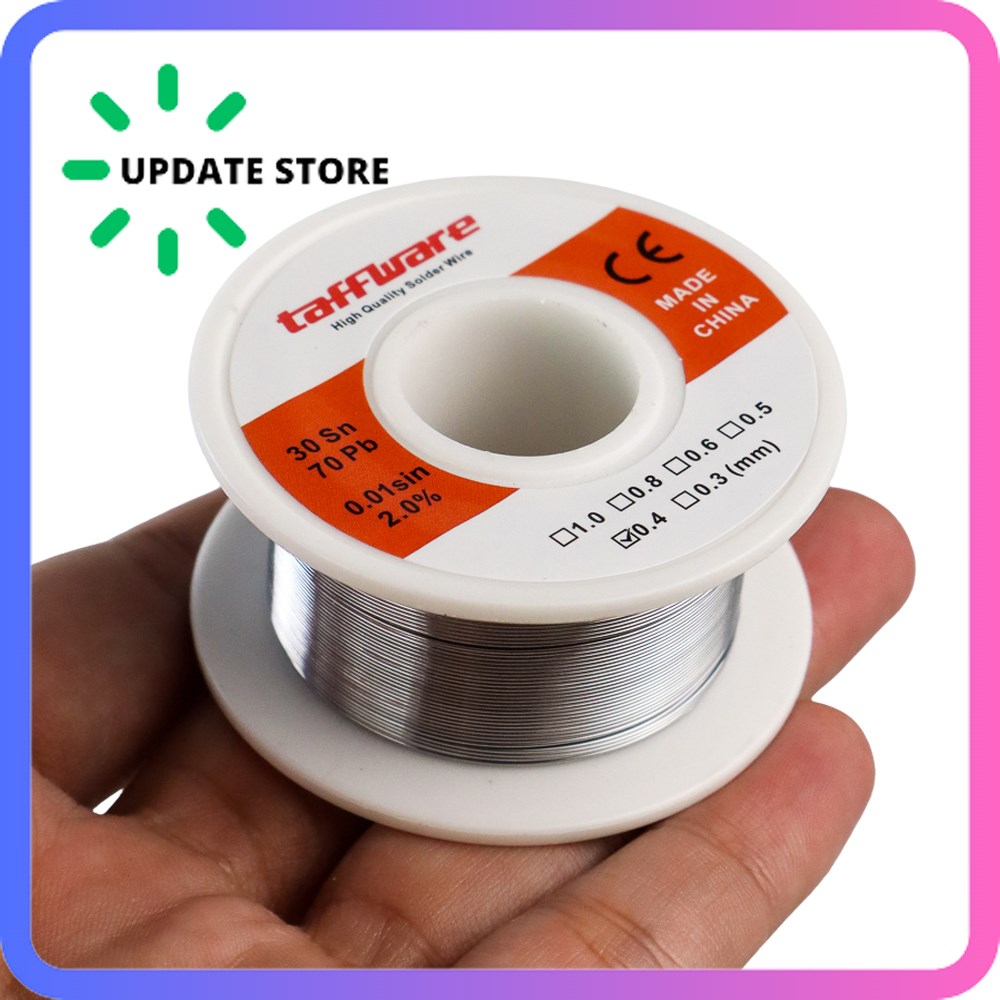 Jual Timah Solder Tin Lead Sn60/Pb40 0.4mm 50gr tingkat residu flux 1.2 ...