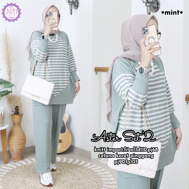 Jual ASTER SET 2 // SETELAN REMAJA WANITA // ORI BY N&D | Shopee Indonesia